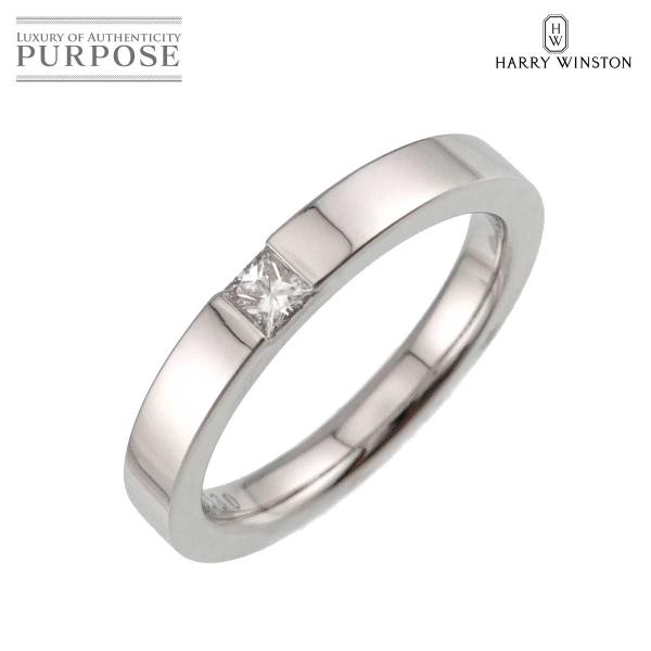 ハリーウィンストン HARRY WINSTON プリンセスカット 8.5号 リング ダイヤ Pt プラチナ 指輪 Diamond Ring 90321596