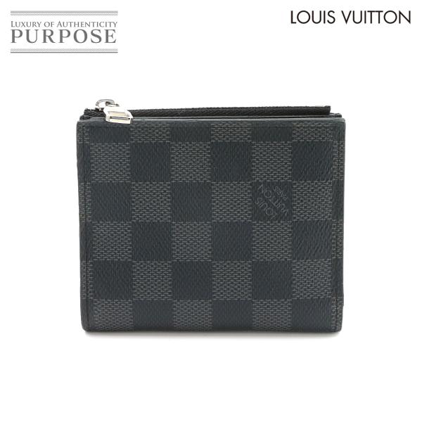 新品同様 ルイ ヴィトン LOUIS VUITTON ダミエ グラフィット ポルトフォイユ スマート 二つ折り 財布 N64021 Portefeuille Smart 90324028