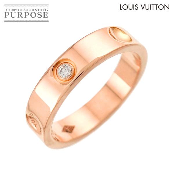 ルイ ヴィトン LOUIS VUITTON アリアンス アンプラント #44 リング ダイヤ K18 PG ピンクゴールド 750 指輪 Ring 90324367