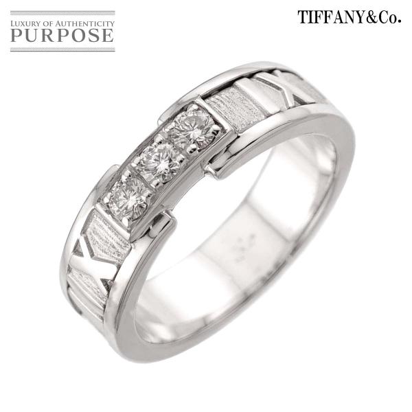ティファニー TIFFANY&amp;Co. アトラス 11号 リング ダイヤ K18 WG ホワイトゴールド 750 指輪 Atlas Diamond Ring 90328767