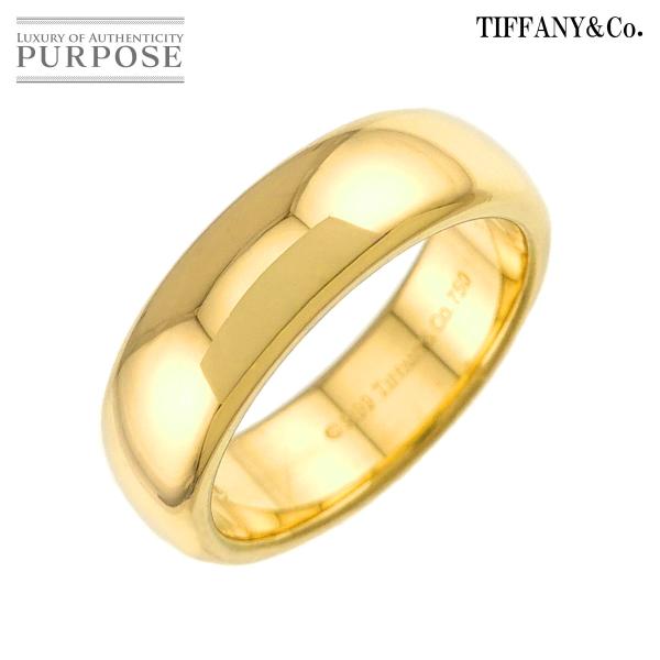 ティファニー TIFFANY&amp;CO. バンド 12号 リング 幅6mm K18 YG イエローゴールド 750 指輪 Ring 90339409