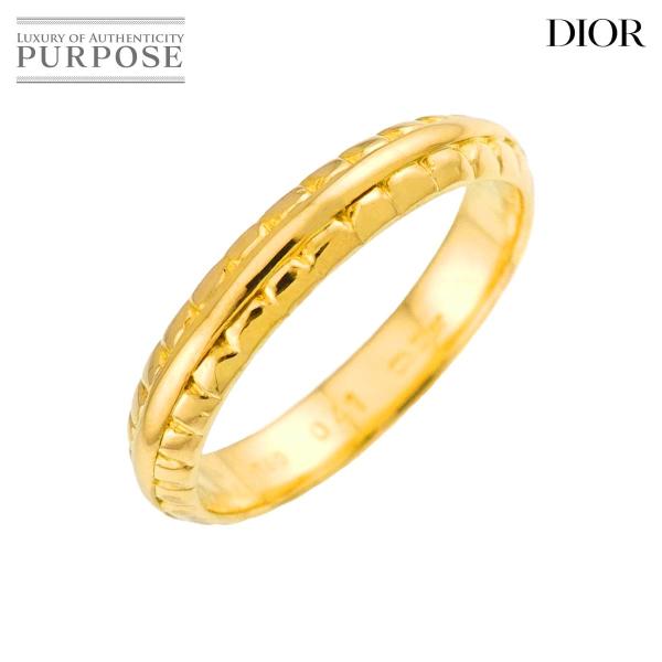 クリスチャン ディオール Christian Dior 13.5号 リング K18 YG イエローゴールド 750 CD 指輪 Ring 90344215