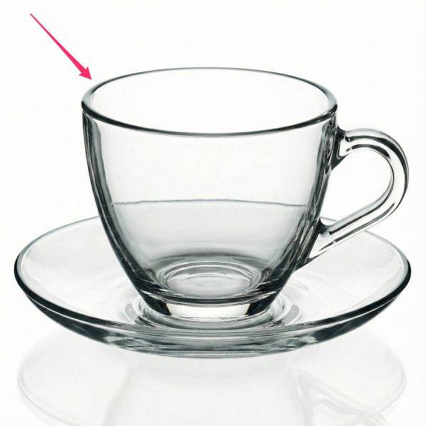 ガラス製のカップです。（ソーサー別売り）■商品名　ハルシャ カップ ガラス (カップのみ)■食器分類　洋食器▼▼▼サイズ等は下の説明文に掲載しています▼▼▼