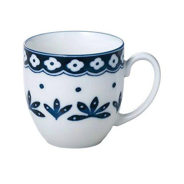 北欧テイストのデザインがほっこりとした気持ちにさせてくれる、アワサカのベストセラー商品。華やかな見た目で、心も弾む大人可愛いデザイン。■商品名　ポタリーフィールド リーフドット マグカップ 300cc■おすすめ用途　マグカップ、、■JANコ...