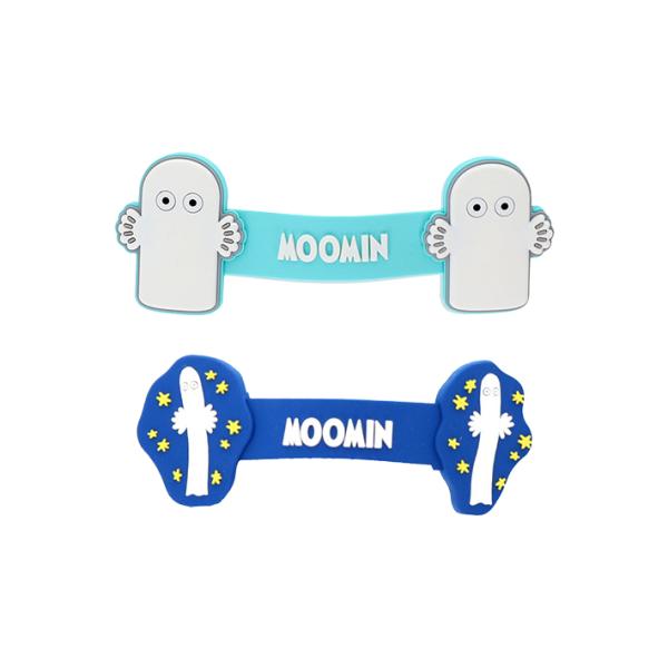 ニョロニョロ好きにはたまらない！ニョロニョロ柄のケーブルホルダー！金属スナップボタン仕様で絡まりやすいコード類を整理して収納できる♪長めの留め具が付いているのでコードをまとめやすい◎【カラー】・ミントグリーン・ネイビーブルー【仕様】本体サイ...