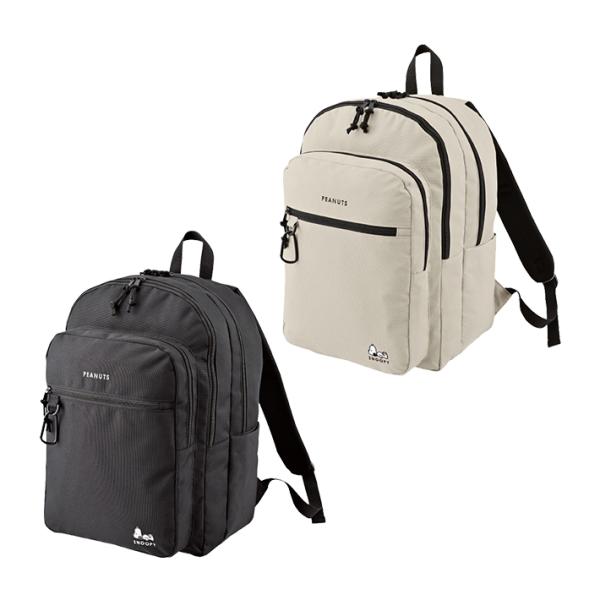 メイン収納が二部屋あって容量たっぷりのリュックです。内側にはPCポケット付きでPCなどの機器はもちろん、小物なども分けて収納可能♪ショルダー部分のDカン・カラビナを使用すればキーホルダーなども持ち運べます◎デザインもシンプルなので使いやすさ...