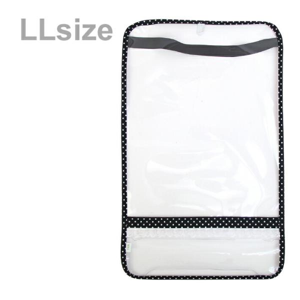 ドット柄＆レースがおしゃれなランドセルかぶせカバーが登場！カブセ部分は透明になっており、傷からランドセルを守ります。【仕様】本体サイズ：約W285×H470mmカブセ推奨サイズ：約W265×H470mm素材：EVA日本製耐傷性　ランドセルカ...