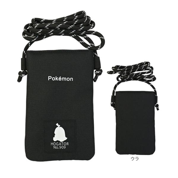 スマホやモバイル端末を持ち運ぶのに便利なマルチケースです。黒にロゴとシルエットのシンプルなデザインがおしゃれ♪ショルダーひも付きで肩から下げることもできます◎【仕様】本体サイズ：約W120×H185×D20mm材質：ポリエステルキャラクター...