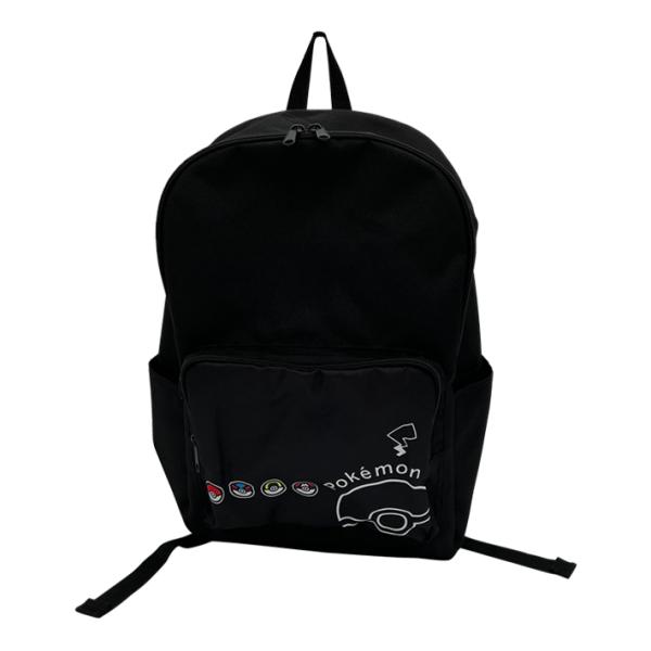 ポケモンデザインのかっこいい背負いやすいリュックです。遠足、旅行、お出かけだけでなく通園などの日常使いにもぴったり♪【仕様】本体サイズ：約W280×H410×D140mm容量：約18L材質：ポリエステルサイドポケット付きリュックサック　バッ...