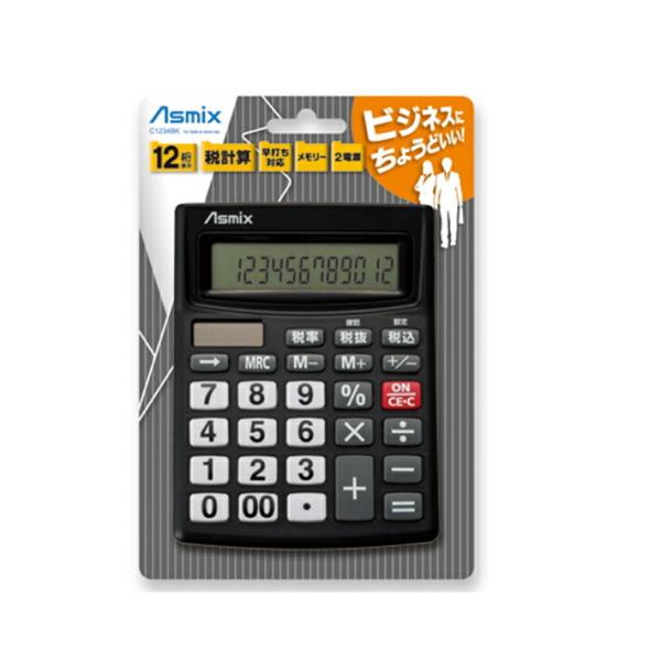 ビシネスにちょうどいい！【仕様】サイズ：約W106×D140×H25mm質量：約95g材質：ABS、アクリル仕様電源：太陽電池＋ボタン電池税計算2電源早打ち対応メモリー機能桁下げキー便利　ビジネス　仕事　計算※商品写真はサンプルのため、デザ...