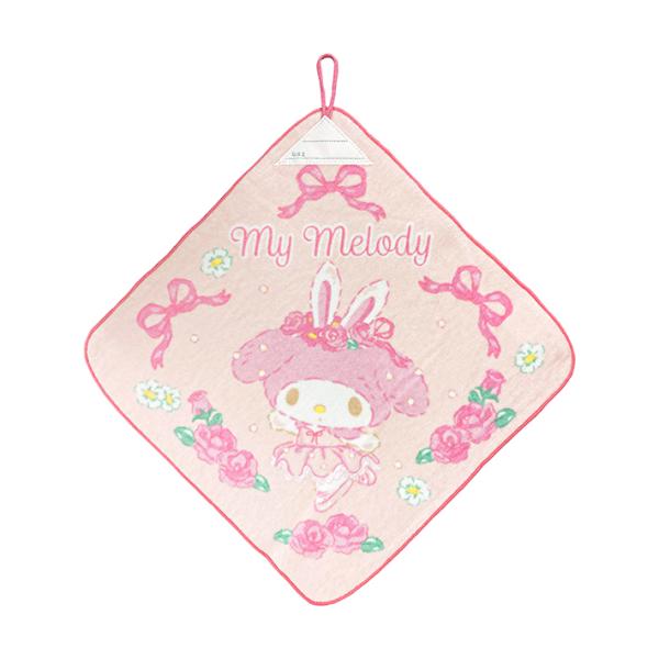 フックなどにかけられるループ付きのタオルです。オモテ面にはクラスや名前が書けるネームタグ付き◎新学期や新入学の準備やプレゼントにもおすすめです◎【仕様】・サイズ：約W340×H340mm・材質：綿100%ハンカチ　ミニタオル　雑貨　こども　...