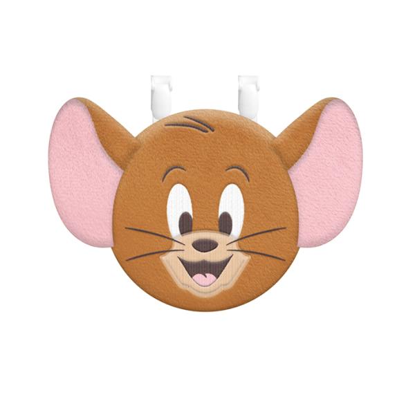 トムとジェリーのかわいいどこでもポッケが登場！手触りふかふかのぬいぐるみ型のどこでもポッケです。取り付け簡単で、ハンカチやティッシュ、リップなどいろんな小物を入れられます◎【仕様】本体サイズ（耳含まず）：約W150×H150×D20mm（最...
