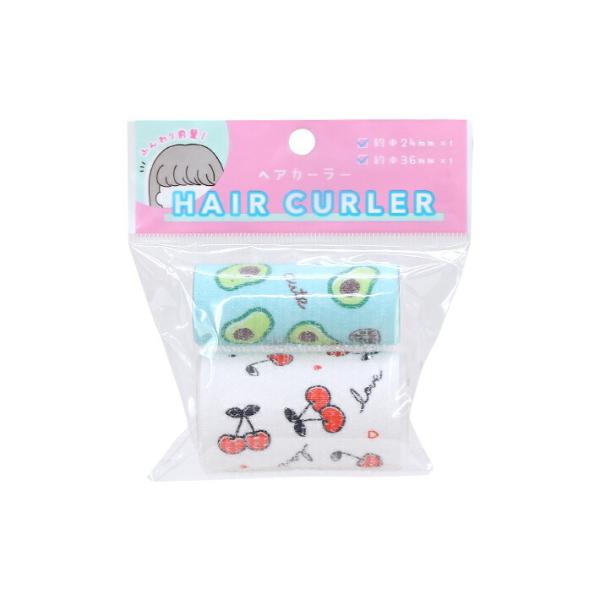 前髪をふんわりさせるのに便利なヘアカーラー！太めと細めの2個セットです◎【仕様】サイズ（太い）：約φ36×62mmサイズ（細い）：約φ24×62mm材質：PP（中芯）、ナイロン（毛の部分）耐熱温度：70度※ドライヤーは使用しないでください※...