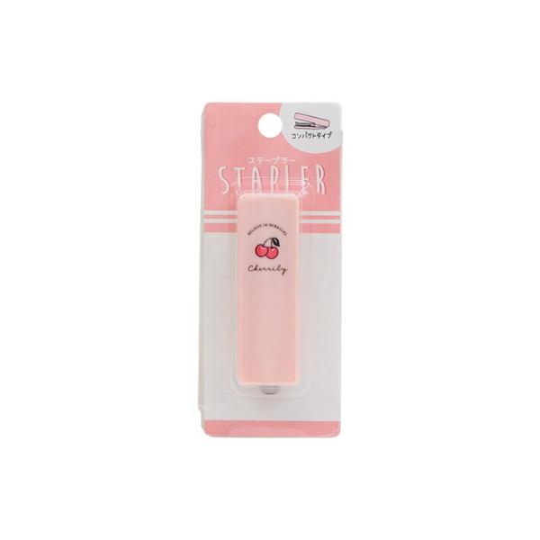 折りたたむとコンパクトに！ペンケースの中でかさばらない◎【仕様】本体サイズ：約W20×H62×D15mm女の子　おしゃれ　ミニ　コンパクト　小さい　クラックス　グッズ　イラスト　ピンク　さくらんぼ　チェリー※商品写真はサンプルのため、デザイ...