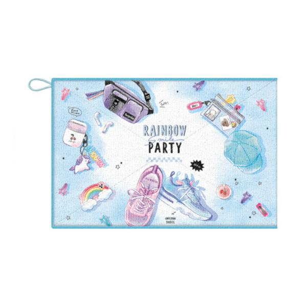 【仕様】サイズ：約W300×H200mm材質：ポリエステル100％雑巾　かわいい　おしゃれ　入学祝い　入園　プレゼント　ギフト　ファンシー　新学期　グッズ　ユニコーン※商品写真はサンプルのため、デザイン等若干の差異が生じます。予めご了承くだ...