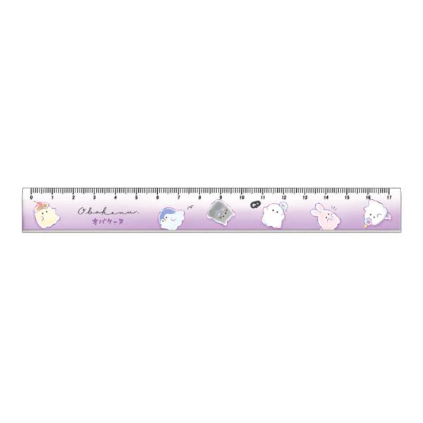 オバケーヌの新入学文具が登場！かわいいキャラクターの柄入りの定規です。新学期や新入学の準備やプレゼントにもおすすめです◎【仕様】パッケージサイズ：約W30×H205mm17cm定規グッズ　小学生　じょうぎ　物差　文房具　筆記具　入学祝い　入...