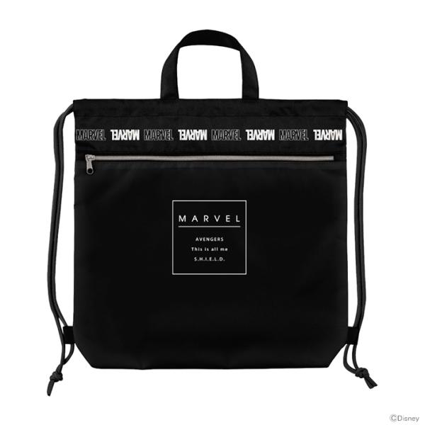 通学や普段使いに便利なナップサック！内側は撥水加工されているので、水泳の授業やプールの習い事にぴったり！持ち手付きなので机に引っ掛けたり、手提げとして使うこともできる♪便利で安心なファスナーポケット付き◎【仕様】本体サイズ：約W430×H4...