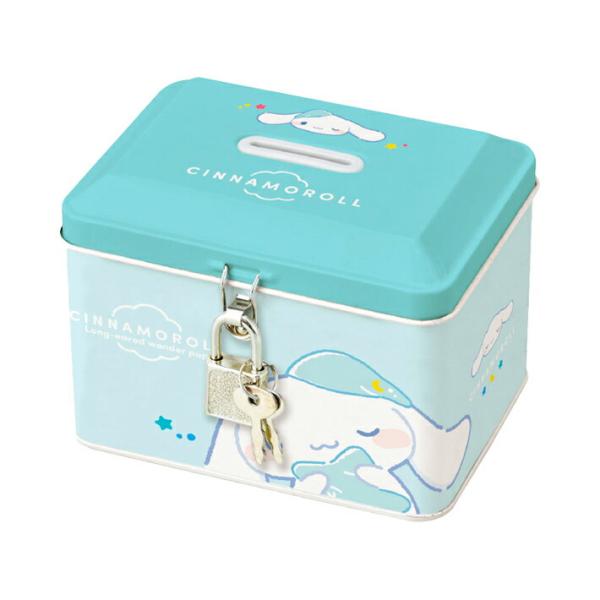 カギ付きで安心な缶タイプの貯金箱です。パッケージもかわいいのでプレゼントにもおすすめ◎【仕様】本体サイズ：約W113×H82×D90mmパッケージサイズ：約W125×H90×D94mm材質：ブリキ缶缶バンク　缶　カギ　かぎ　鍵つき　小学生　...