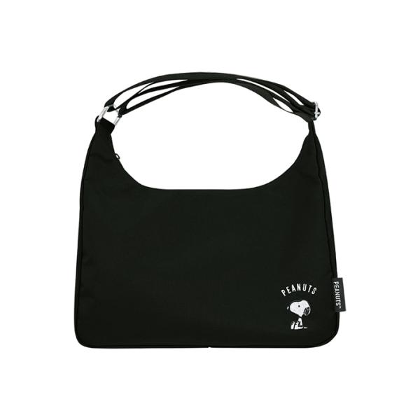 スヌーピーのラウンド型ミニショルダーバッグが登場！シンプルなデザインで使いやすく、ちょっとしたお出かけに便利なサイズ感♪小物の仕分けに便利な内側ポケット付き◎【仕様】本体サイズ：約W320×H200×D130mm材質：ポリエステルバッグ　斜...