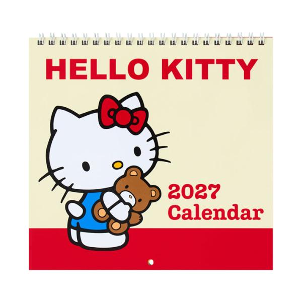 スクエアタイプの壁掛けカレンダーです。ブロックタイプでメモや予定が書き込みしやすい♪キャラクターのスケジュール予定シール付き◎【仕様】13枚綴り本体サイズ：約W210×H205×D10mm内容：月間カレンダー×12枚材質：紙六曜表記リング仕...