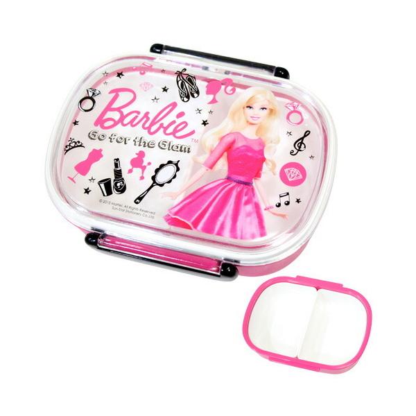 当店で企画＆デザイン！マテル社公式ライセンス品♪当店での独占販売です♪バービーのオシャレな小判型お弁当箱。品質に自信ありの日本製です。進学・新入学のお祝いにお勧めです。数量限定です。【仕様】食洗機非対応【サイズ】140×113×H50ｍｍ【...