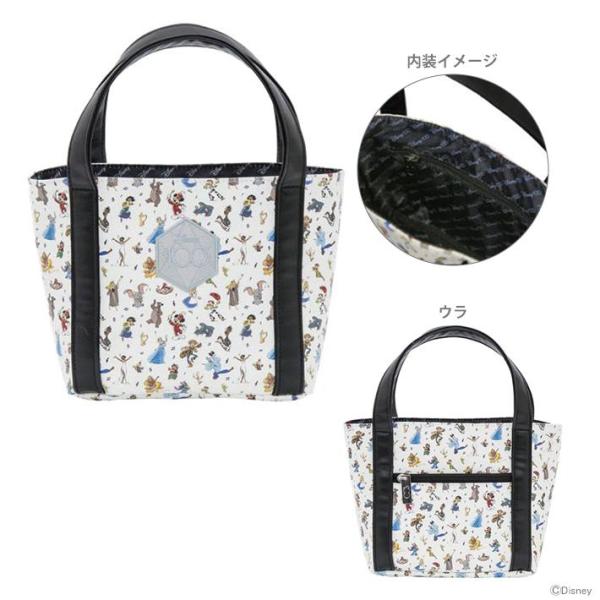 ウォルト・ディズニー・カンパニーの100周年を記念する「Disney100」限定デザインのシリーズです。どこかクラシックなイラストは持つ人を選ばず、おしゃれにバッグを彩ります。内側と外側、それぞれに便利なポケット付き♪たっぷり入る大容量サイ...