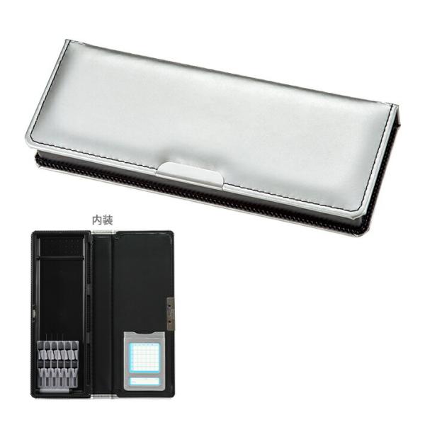 軽くて丈夫、汚れに強いクラリーノ生地を使用したペンケースです。学校に必要なものが全部入る2段式タイプ♪色だけのデザインがシンプルで大人っぽい！新学期や新入学の準備にもおすすめです◎【仕様】・サイズ：約W90×H238×D35mm・「クラリー...