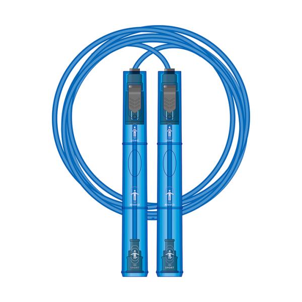 ロープを切らずに長さの調整ができるなわとびです。ワンタッチで最長20cm調整可能！グリップは跳びやすい持ち方ができる形状で、ロープも軽くて回しやすくなっています◎【仕様】パッケージサイズ：約W110×H220×D35mmグリップのサイズ：約...