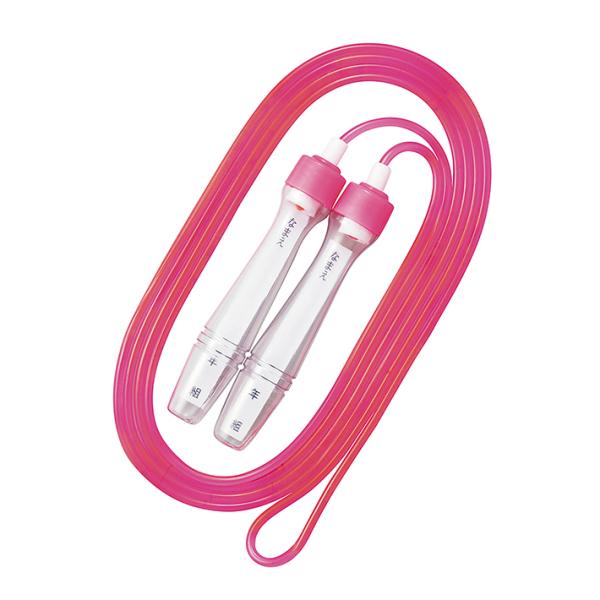 軽くて飛びやすいなわとびです。少し長めで持ちやすい形状のグリップです。ロープは柔軟性があり巻きぐせがつきにくく、長さ調整も可能です◎【仕様】パッケージサイズ：約W120×H225×D26mm本体サイズ：約W23×H2810×D23mmロープ...