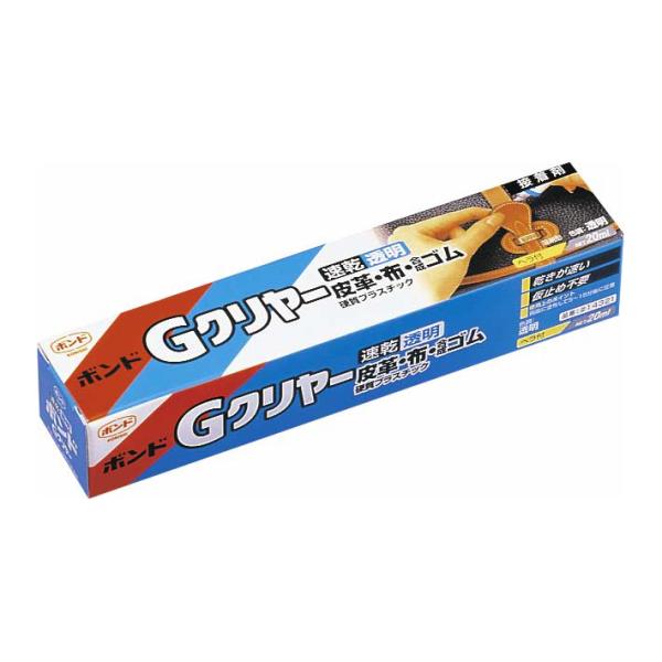 皮・布・合成ゴム・硬質プラスチック用透明タイプ接着剤【仕様】パッケージサイズ：約W129×H24×D27mm容量：20ml付属品：ヘラ成分：合成ゴム系日本製DIY　日曜大工　工作　図工　模型　ホビー　修繕　修理　　　　　※商品写真はサンプル...