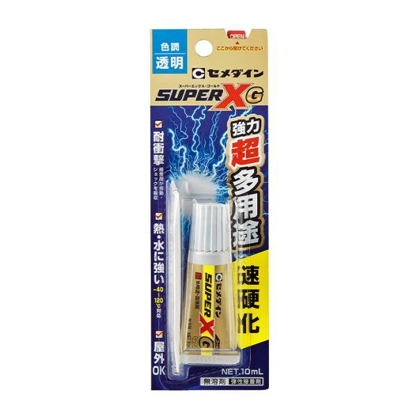 耐衝撃！熱・水に強い！屋外OK！【仕様】パッケージサイズ：約W57×H174×D21mm容量：10ml成分：アクリル変成シリコーン樹脂DIY　日曜大工　工作　図工　模型　ホビー　修繕　修理　　　　　※商品写真はサンプルのため、デザイン等若干...