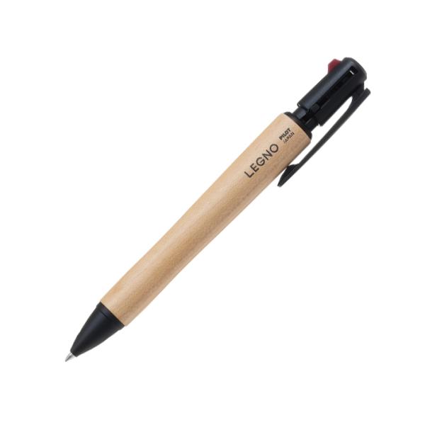 ハードメイプル材を軸全体に使用したスライドレバー式多機能筆記具。木肌が緻密で強度が強いのが特徴です。天然素材のため、ひとつとして同じ色味や木目がありません。【仕様】サイズ：最大約φ 14.9mm×H148mmインク：黒・赤ボール径：0.7m...