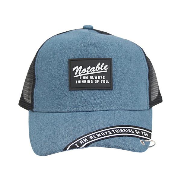 トレンドをいっぱい詰め込んだかわいい帽子を用意しました♪人気のラバーワッペンがポイント！【仕様】サイズ：約H120×W190×D250mm素材：綿メッシュ部分：ポリエステルキャップ　帽子　かわいい　女の子　フリーサイズ　おしゃれ※商品写真は...