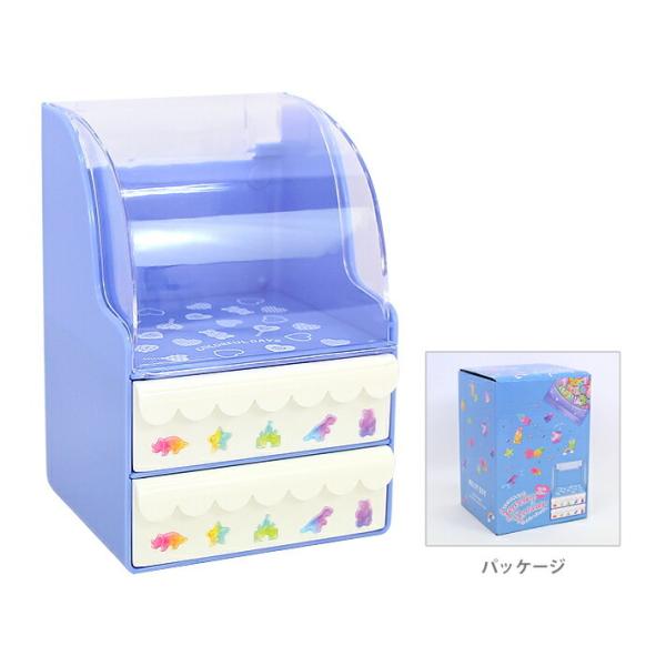 飾るだけでお部屋がかわいくなるチェストタイプのジュエリードレッサー！引き出しが2つ付いているのでお気に入りのコスメやアクセサリーを収納できます♪かわいい箱に入っているのでプレゼントにもおすすめです◎【仕様】本体サイズ：約W111×H162×...