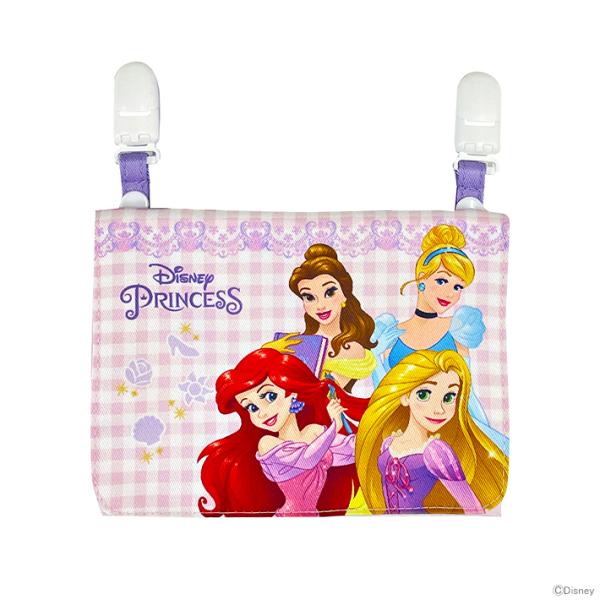 ディズニープリンセスのポケットポーチが登場！ポケットがないズボンやスカートでもクリップで簡単に取り付けができる♪ショルダー付きなので肩から掛けて使うこともできます◎ハンカチやティッシュなど小物の持ち歩きに便利です♪【仕様】本体サイズ：約W1...
