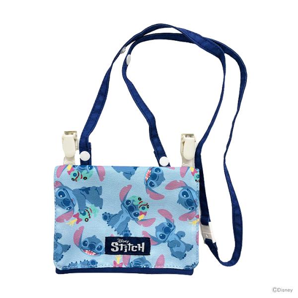 リロアンドスティッチのクリップ＆ショルダーベルト付きポケットポーチです。スカートやズボン、バッグの内側などにポケットがつけられる♪ショルダーベルトをつけてポシェットとしても◎中面にはポケットティッシュが入る！ショルダーベルトの長さはボタンを...