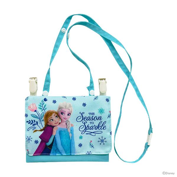アナと雪の女王のクリップ＆ショルダーベルト付きポケットポーチです。スカートやズボン、バッグの内側などにポケットがつけられる♪ショルダーベルトをつけてポシェットとしても◎中面にはポケットティッシュが入る！ショルダーベルトの長さはボタンを留めか...