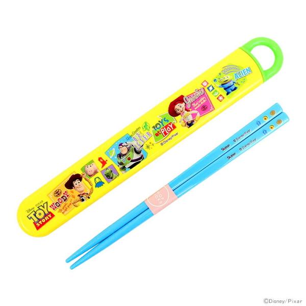 ケースは指で引き出すスライド式で衝撃に強く壊れにくい！フタの本体からの抜け落ちを防ぐストッパー付きです。おハシには名前を書けるスペース付き。ケース用の名前シールも付いてます。【仕様】サイズ：約195×27×15mm箸サイズ：16.5cm日本...