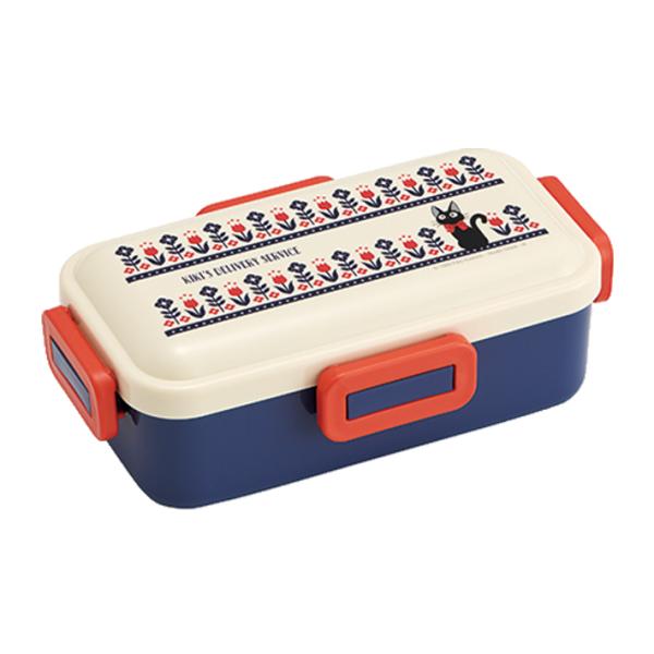 魔女の宅急便の弁当箱が登場！ドーム型のフタでふんわりとご飯やおかずが詰められます！便利な仕切り付きでおかずが片寄りにくく、4点ロックの密封式で汁モレしにくい◎【仕様】サイズ：約W186×H108×D62mm容量：530mlフタを外して電子レ...