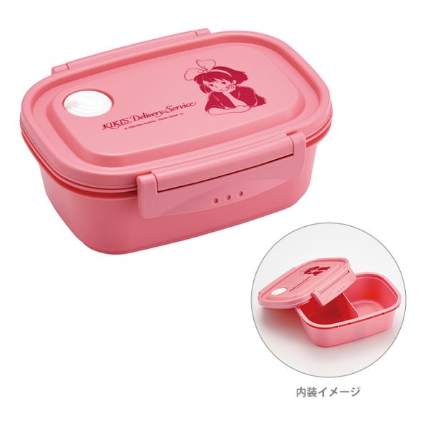 軽くて使いやすいシンプルな1段ランチボックスです。お弁当を詰めてそのまま冷凍OK！フタをしたまま電子レンジ加熱OK！シンプル設計なので食品保存容器としても便利。【仕様】サイズ：W159×D126×H64mm容量：550ml【品質表示】フタ・...