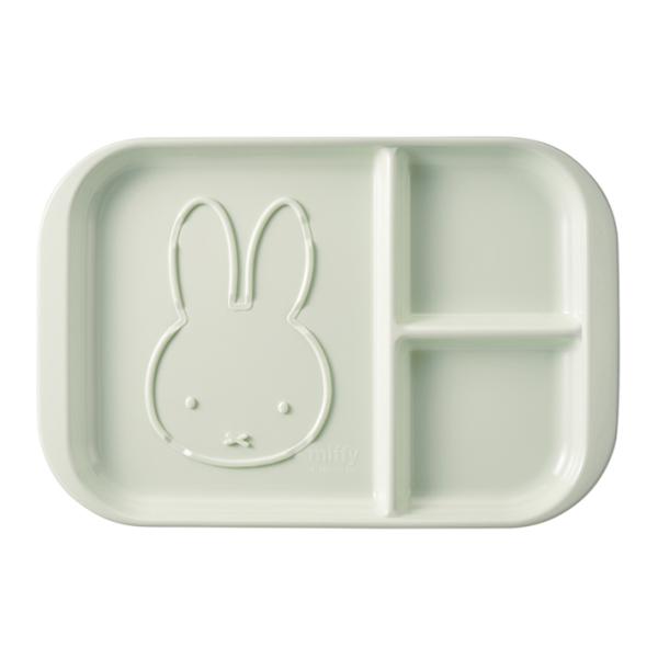 ミッフィーのかわいいモーニングプレートが登場！仕切り付きで、パンやおかずを分けて盛り付けできるので便利◎ミッフィー立体的な柄付きでかわいい♪柄の凹凸が焼きたてパンの蒸気を逃がしてくれるのでサクサク感が長持ち◎【仕様】本体サイズ：約W286×...