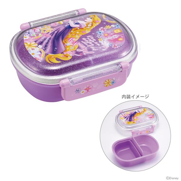 ランチタイムがより楽しくなる♪ラプンツェルの絵柄がかわいいランチグッズです。ドーム型のフタでふんわりとご飯やおかずが詰められる♪高い仕切付きでおかずが片寄りにくい。入れ分けに便利な仕切り付きで、用途に合わせて使い分け出来ます♪【仕様】サイズ...
