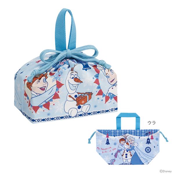 ランチタイムがより楽しくなる♪アナと雪の女王柄がかわいいランチグッズです。手提げ用の持ち手が付いて、持ち歩きにもとても便利◎お弁当箱がしっかり安定する、12cmのマチ付きです♪【仕様】サイズ：約W290×H165mm（マチ：D120mm）材...