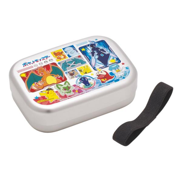 保温庫にそのまま入れられる丈夫なアルミ製♪入れ分けに便利な中子付き！ランチベルト付き。名前シール入り。【仕様】サイズ：約W134×H42×D97mm容量：370ml日本製【品質表示】中子：ポリプロピレン（耐熱温度／140度）本体：アルミニウ...