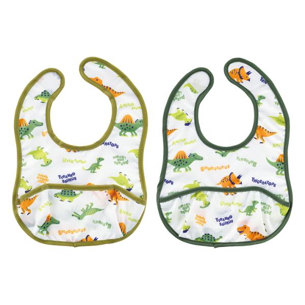 お子様の食事をサポートする、便利なベビーエプロン2枚組です◎食べこぼしをしっかりキャッチする立体ポケット付き。撥水加工でお手入れが簡単で、洗濯機でも丸洗いできます♪面テープで着脱やサイズ調整が楽にでき、薄くて軽いのでお子様の負担になりません...