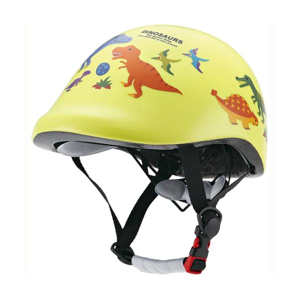 乗り物に乗るときの必需品!SGマーク付きの子供用ヘルメットです。お子様の頭部を守る厚みのある衝撃吸収ライナー付き！ダイヤル式のアジャスターで細かなサイズ調節が可能◎着脱しやすいワンタッチバックル◎洗えるインナーパッドでお手入れが簡単◎軽量設...