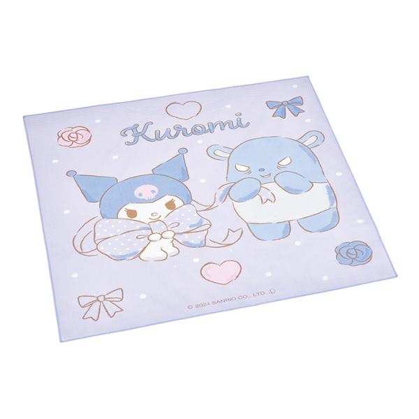 お弁当箱を包んだり、ランチョンマットにもなる便利なランチクロスです◎薄手で乾きやすいのも嬉しい！【仕様】サイズ：約W430×H430mm材質：綿100％日本製子供　こども　キッズ　かわいい　おしゃれ　サンリオ※商品写真はサンプルのため、デザ...