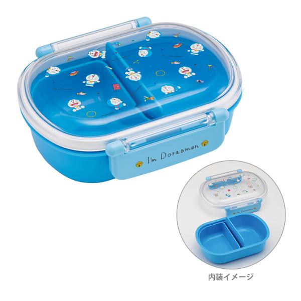 ドーム型のフタでふんわりとご飯やおかずが詰められる♪高い仕切付きでおかずが片寄りにくい。入れ分けに便利な仕切り付きで、用途に合わせて使い分け出来ます◎【仕様】サイズ：約W148×H123×D56mm容量：360mlフタを外して電子レンジ使用...