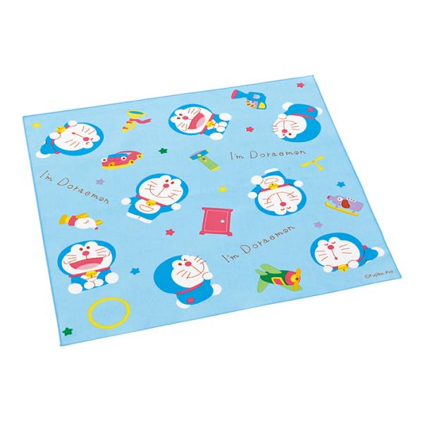 お弁当箱を包んだり、ランチョンマットにもなる便利なランチクロスです◎薄手で乾きやすいのも嬉しい！【仕様】サイズ：約W430×H430mm材質：綿100％日本製子供　こども　キッズ　かわいい　おしゃれ※商品写真はサンプルのため、デザイン等若干...