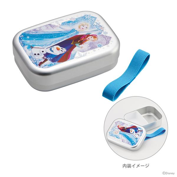 保温庫にそのまま入れられる丈夫なアルミ製の弁当箱です。中子付きでおかずとご飯を分けて入れられて便利♪【仕様】サイズ：約W134×H42×D97mm容量：370ml耐熱温度：140度ランチベルト付き名前シール入り日本製【品質表示】中子：ポリプ...